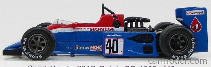 SPARK-MODEL R70253 Scale 1/43 | SPIRIT F1 201C HONDA N 40 GP DUTCH 1983 ...