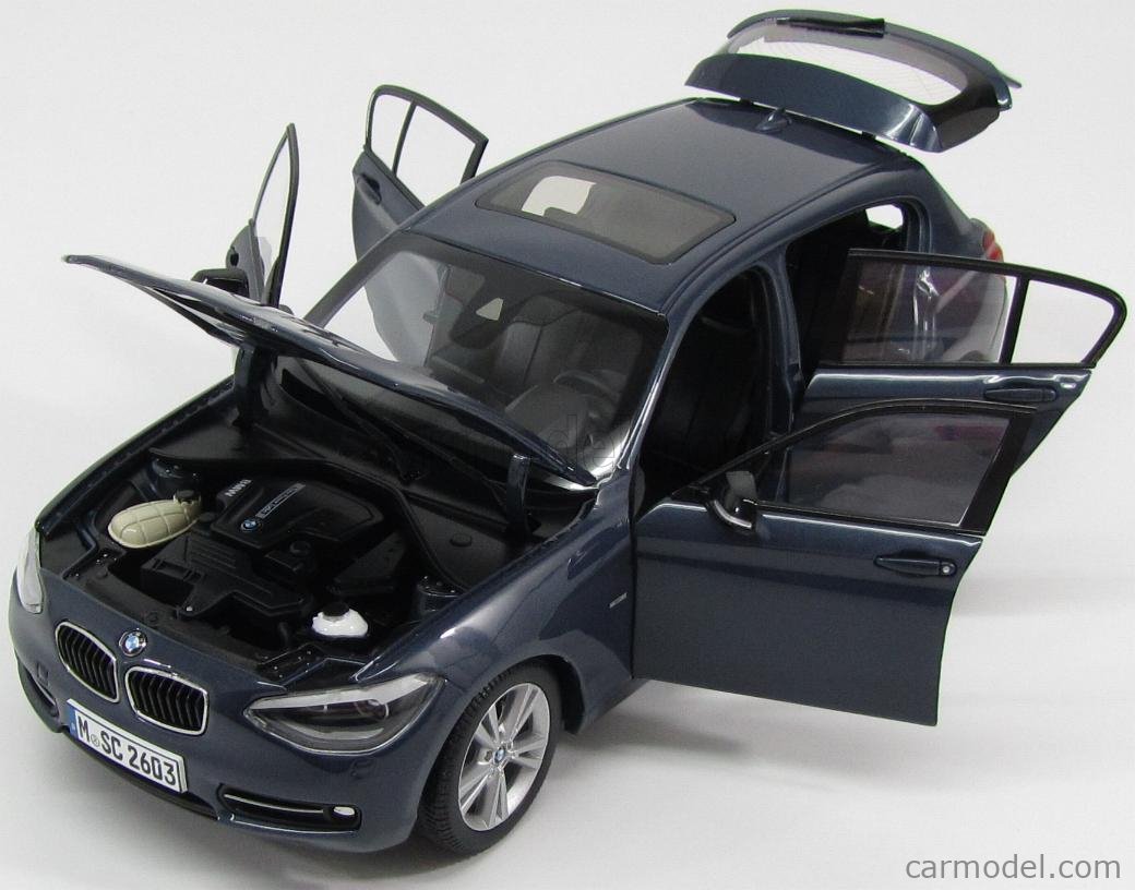 PARAGON-MODELS 0970059 Echelle 1/18 | BMW 1-SERIES 125i (F20) 2011 MIDNIGHT BLUE MET