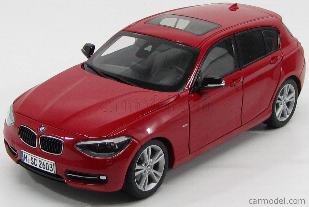 PARAGON-MODELS 0970042 Scale 1/18 | BMW 1-SERIES 125i (F20) 2011 KARMESIN RED