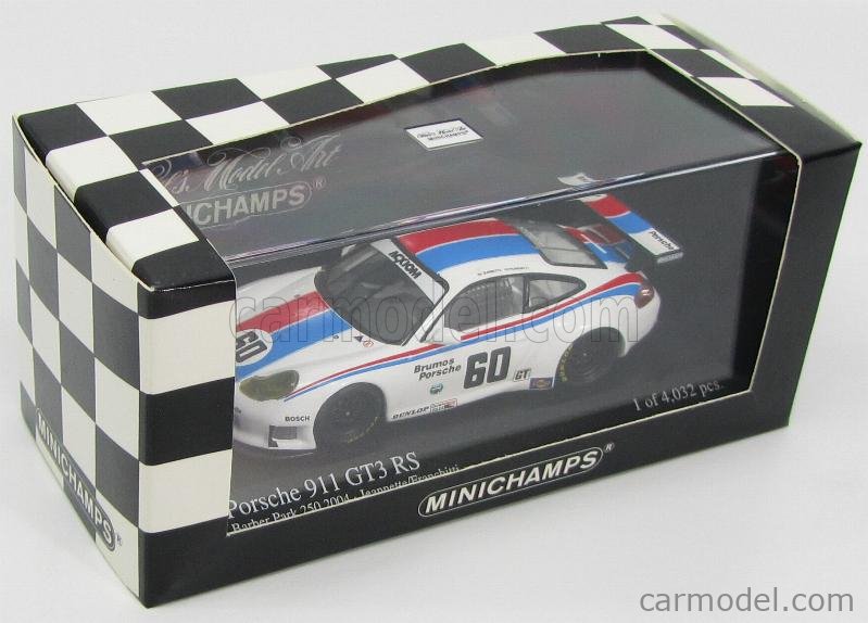 MINICHAMPS 400046960 Scale 1/43 | PORSCHE 911 996 GT3RS BRUMOS N 60 ...