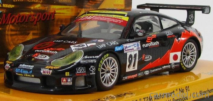 MINICHAMPS 403056981 Масштаб 1/43 | PORSCHE 911 996 GT3RS T2M MOTORSPORT N 91 24h LE MANS 2005 ...