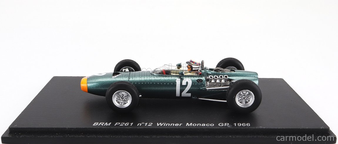 SPARK-MODEL S1158 Echelle 1/43 | BRM F1 P261 N 12 WINNER MONACO GP 1966 ...
