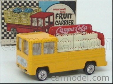 MAXWELL 547 Scale 1/50 | VAN COCA-COLA VAN YELLOW RED