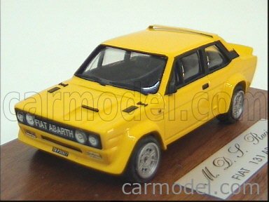 MDS RACING R31 Echelle 1/43 | FIAT 131 ABARTH ROAD CAR (STRADALE) YELLOW