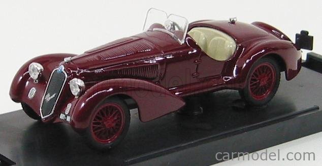 BRUMM R139-03 Scala 1/43 | ALFA ROMEO 8C 2900 B 1938 BORDEAUX