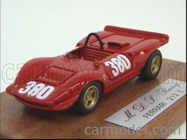 MDS RACING R28 Scale 1/43 | FERRARI 212 E CESENA SESTRIERE 1969 RED
