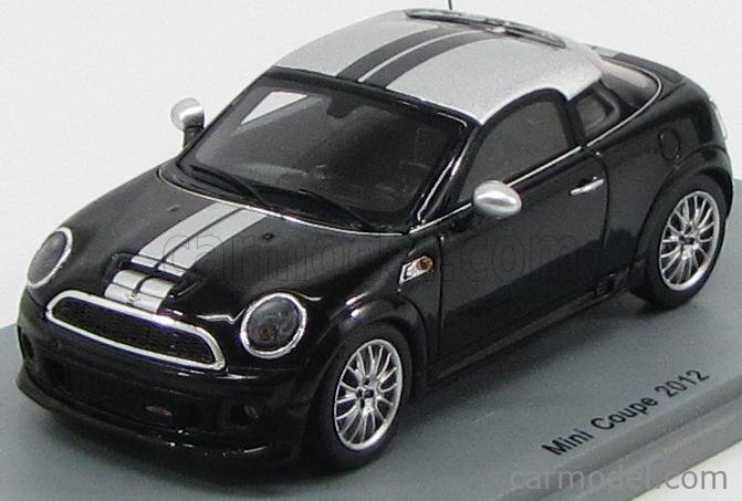 SPARK-MODEL S2648 Scale 1/43 | MINI COUPE 2012 BLACK SILVER
