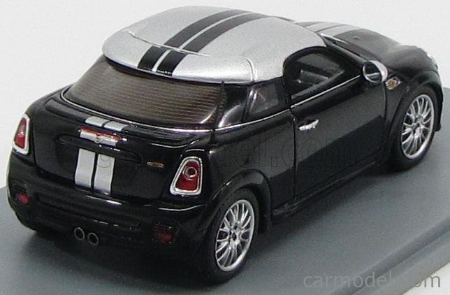SPARK-MODEL S2648 Scale 1/43 | MINI COUPE 2012 BLACK SILVER