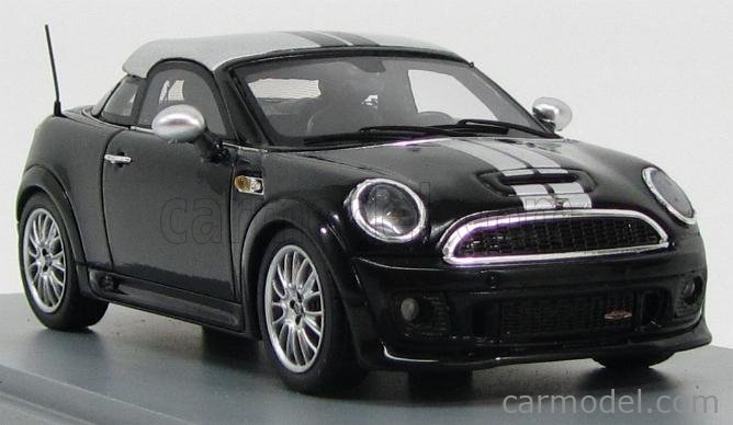 SPARK-MODEL S2648 Scale 1/43 | MINI COUPE 2012 BLACK SILVER
