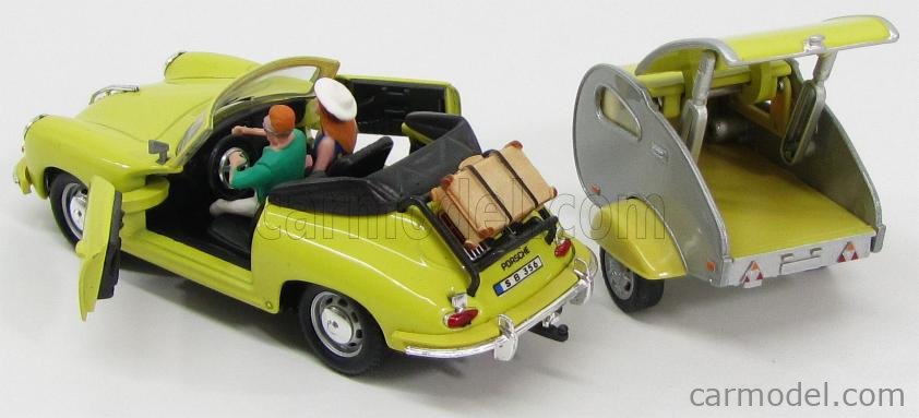 SCHUCO 27013 Scale 1/43 | PORSCHE 356 SPIDER TOUR DES ALPES - WITH ...
