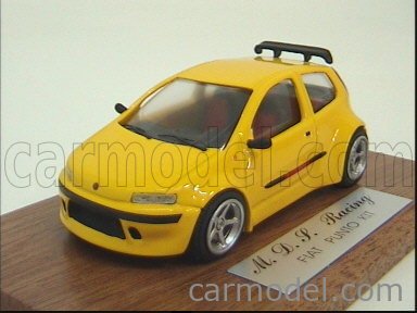 MDS RACING R44 Масштаб 1/43 | FIAT PUNTO KIT ROAD CAR YELLOW