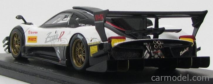 SPARK-MODEL S3562 Scale 1/43 | PAGANI ZONDA R EVO 2012 WHITE CARBON