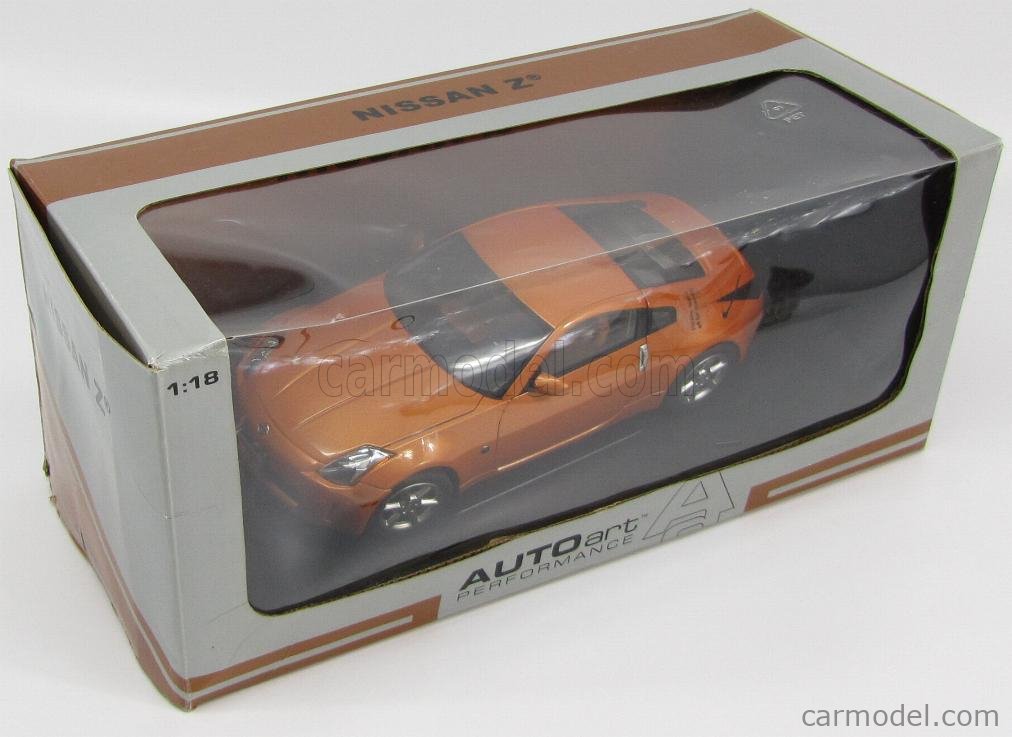 AUTOART 77312 Escala 1/18 | NISSAN 350Z COUPE 2002 SUNSET ORANGE MET