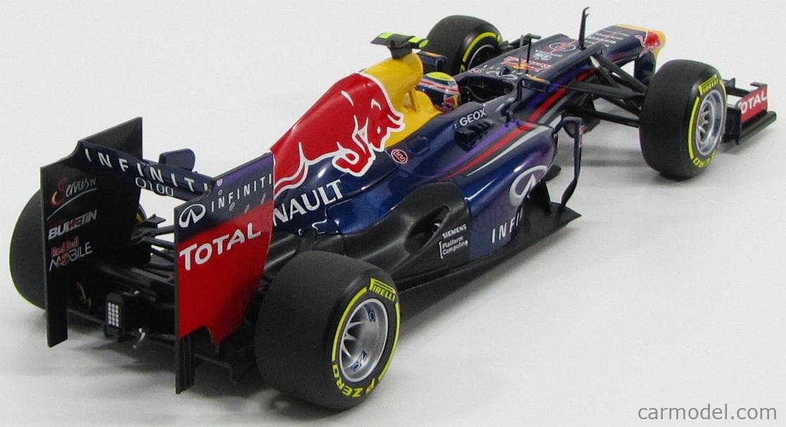 MINICHAMPS 110130072 Scale 1/18 | RED BULL F1 RB9 N 2 SHOWCAR 2013 MARK ...