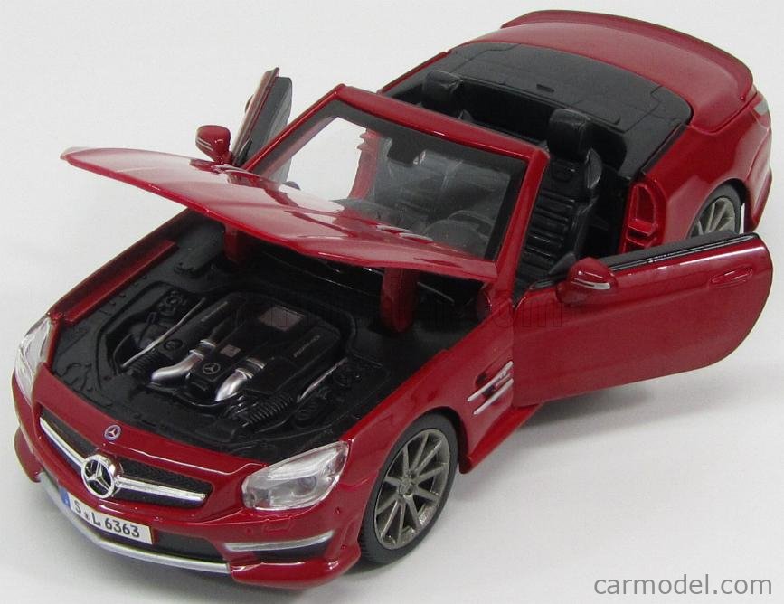 MAISTO 31503R Scale 1/24 | MERCEDES BENZ SL-CLASS SL63 AMG SPIDER ...