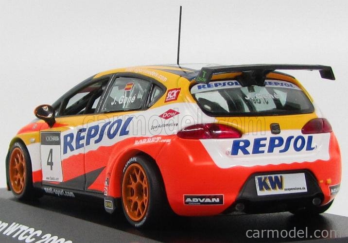 ALE-FISCHER AFL31 Escala 1/43 | SEAT LEON REPSOL N 4 WTCC 2009 J.GENE ...