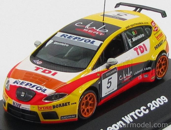 ALE-FISCHER AFL29 Scale 1/43 | SEAT LEON REPSOL N 5 WTCC 2009 T ...