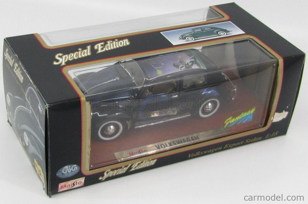 MAISTO 30820 Scale 1/18 | VOLKSWAGEN BEETLE EXPORT SEDAN JAZZ - FANTASY ...