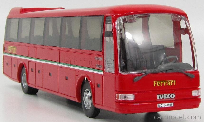 OLDCARS 06901 Scale 1/43 | IVECO FIAT 391 GT DOMINO AUTOBUS FERRARI CARROZZERIA ORLANDI 1986 RED