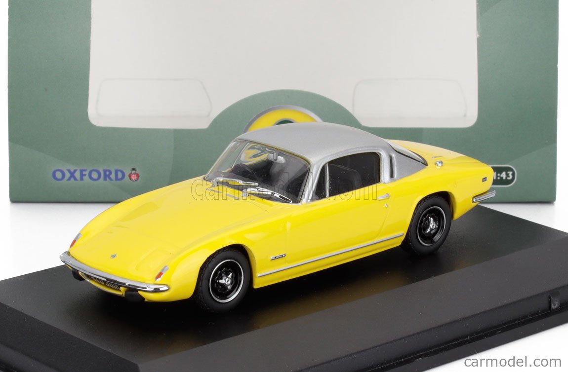 OXFORD-MODELS OXFLE001 Scale 1/43 | LOTUS ELANE PLUS II COUPE 1965 YELLOW SILVER