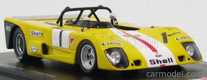 SPARK-MODEL SF033 Scale 1/43 | LOLA T280 N 1 WINNER 1000km PARIS 1972 G.LAROUSSE - J-P.BELTOISE ...
