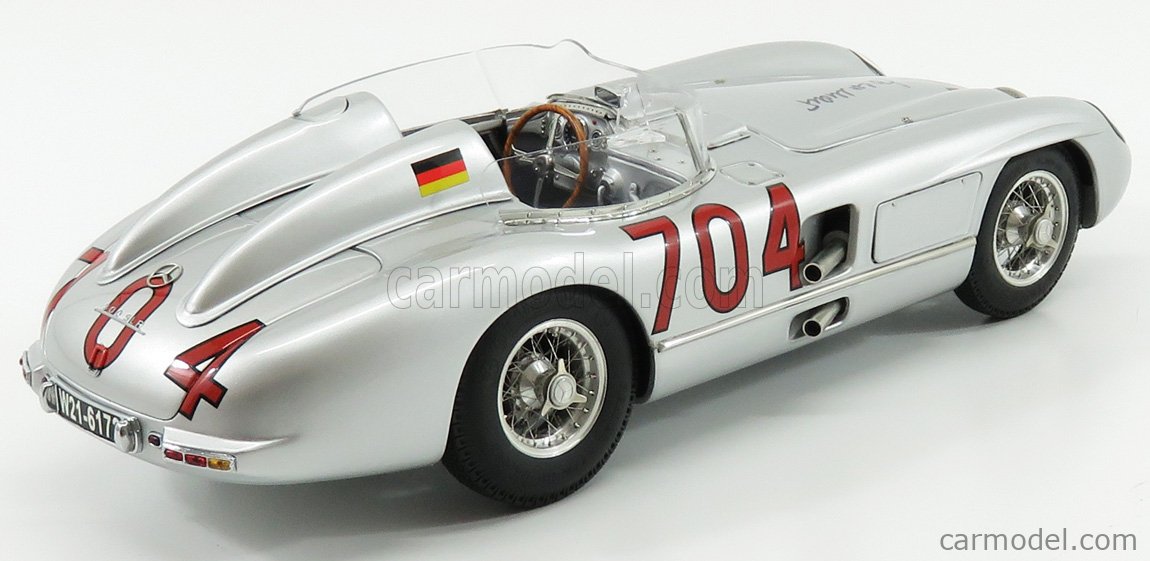 CMC M124 Scale 1/18 | MERCEDES BENZ 300SLR SPIDER N 704 MILLE MIGLIA ...
