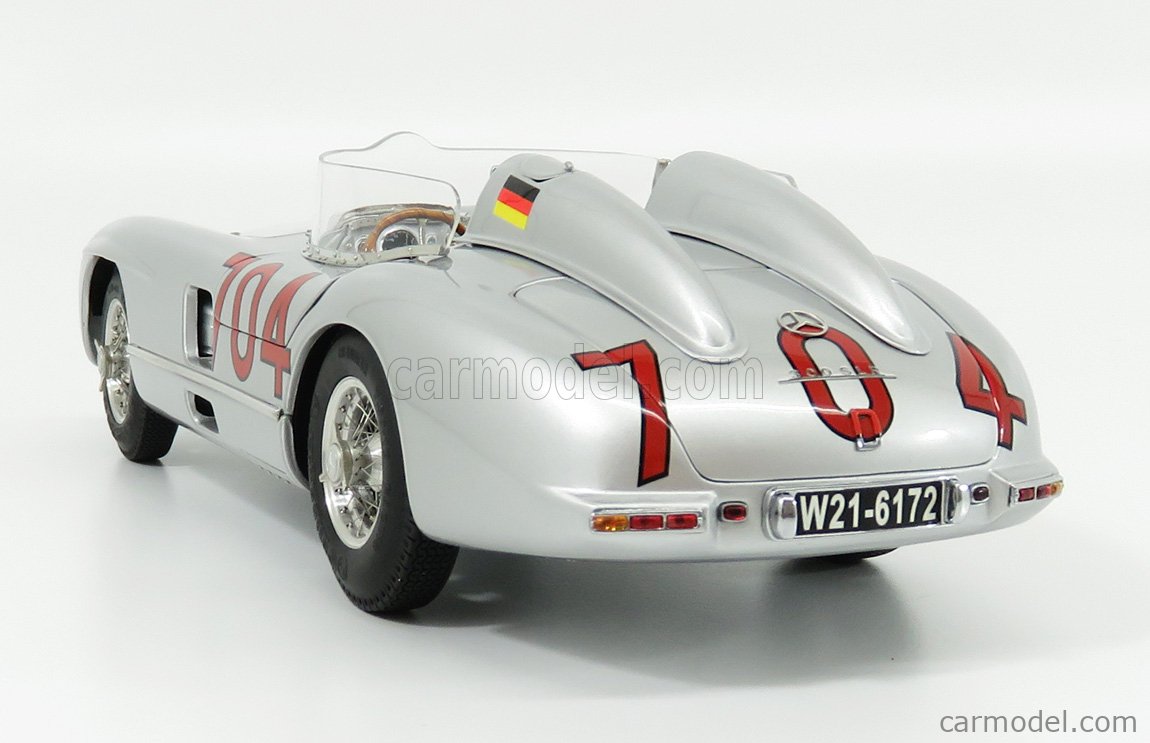CMC M124 Scale 1/18 | MERCEDES BENZ 300SLR SPIDER N 704 MILLE MIGLIA ...