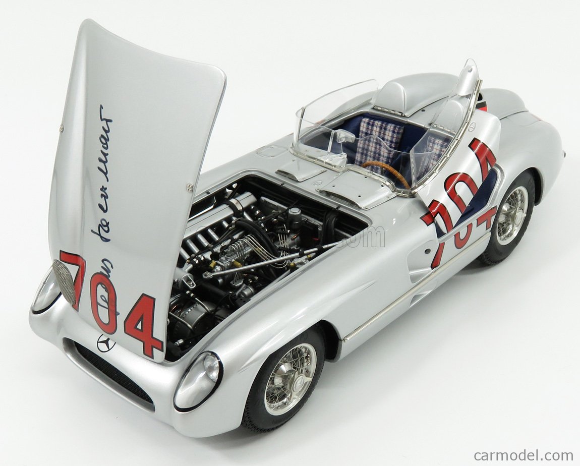 CMC M124 Scale 1/18 | MERCEDES BENZ 300SLR SPIDER N 704 MILLE MIGLIA ...