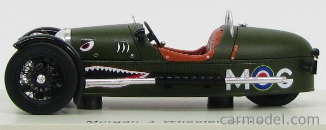 SPARK-MODEL S3147 Scale 1/43 | MORGAN 3 WHEELER 2012 MATT GREEN