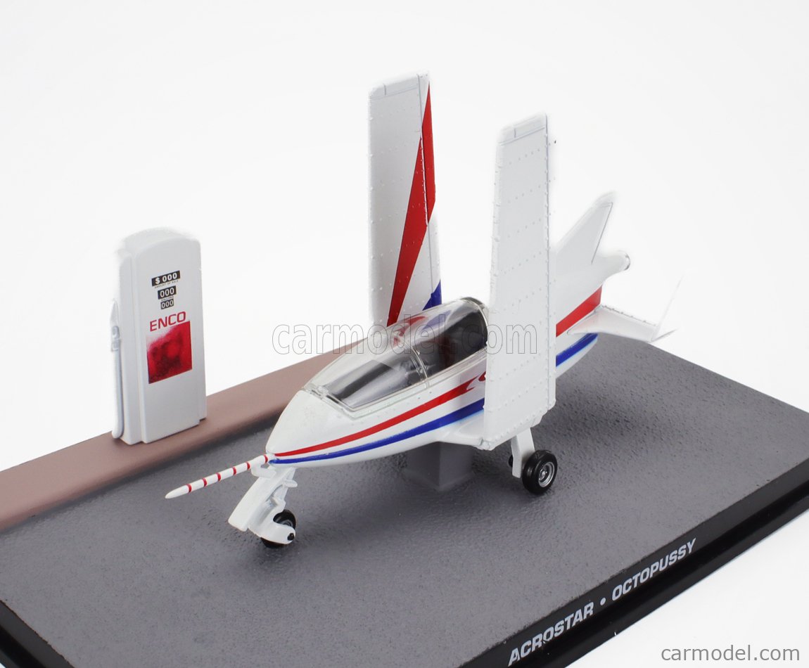 EDICOLA EAGBONDCOL081 Scale 1/43 | ACROSTAR MINI JET BD-5J AIRPLANE 1971 - 007 JAMES BOND ...