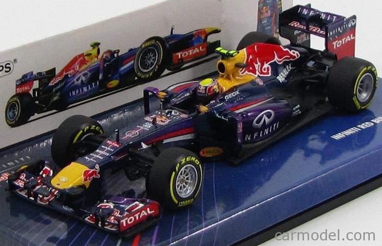 MINICHAMPS 410130002 Scale 1/43 | RED BULL F1 RB9 N 2 RACE VERSION 2013 ...