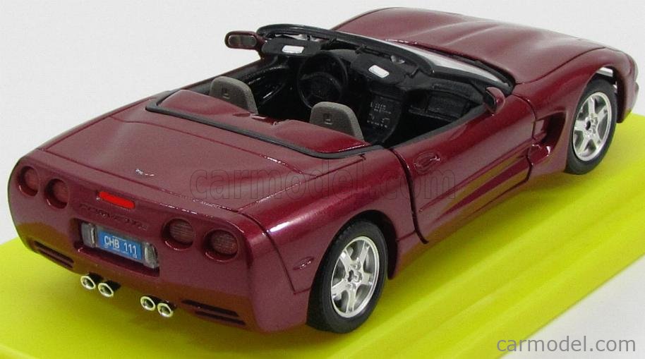 BURAGO 01176 Echelle 1/24 | CHEVROLET CORVETTE C5 CONVERTIBLE 1997 ...
