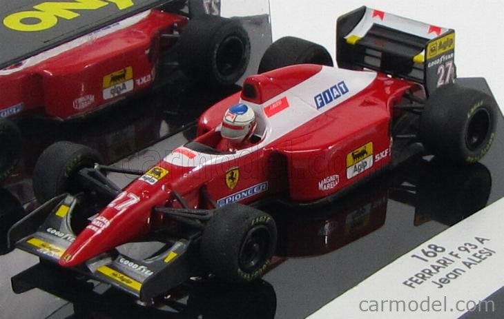 ONYX 168 Masstab: 1/43 | FERRARI F1 F93A N 27 SEASON 1993 J.ALESI RED WHITE
