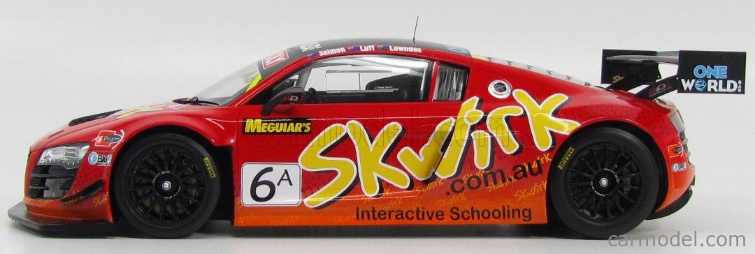 SPARK-MODEL 18AS005 Scale 1/18 | AUDI R8 LMS TEAM SKWIRK ONEWORLD BAR N ...