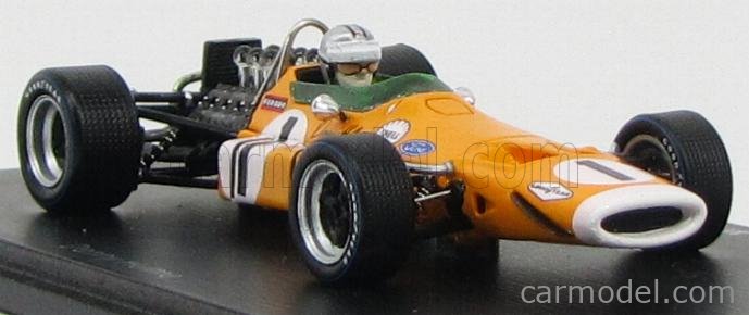 SPARK-MODEL S3109 Scale 1/43 | McLAREN F1 M7A N 1 WINNER GP ITALY 1968 ...