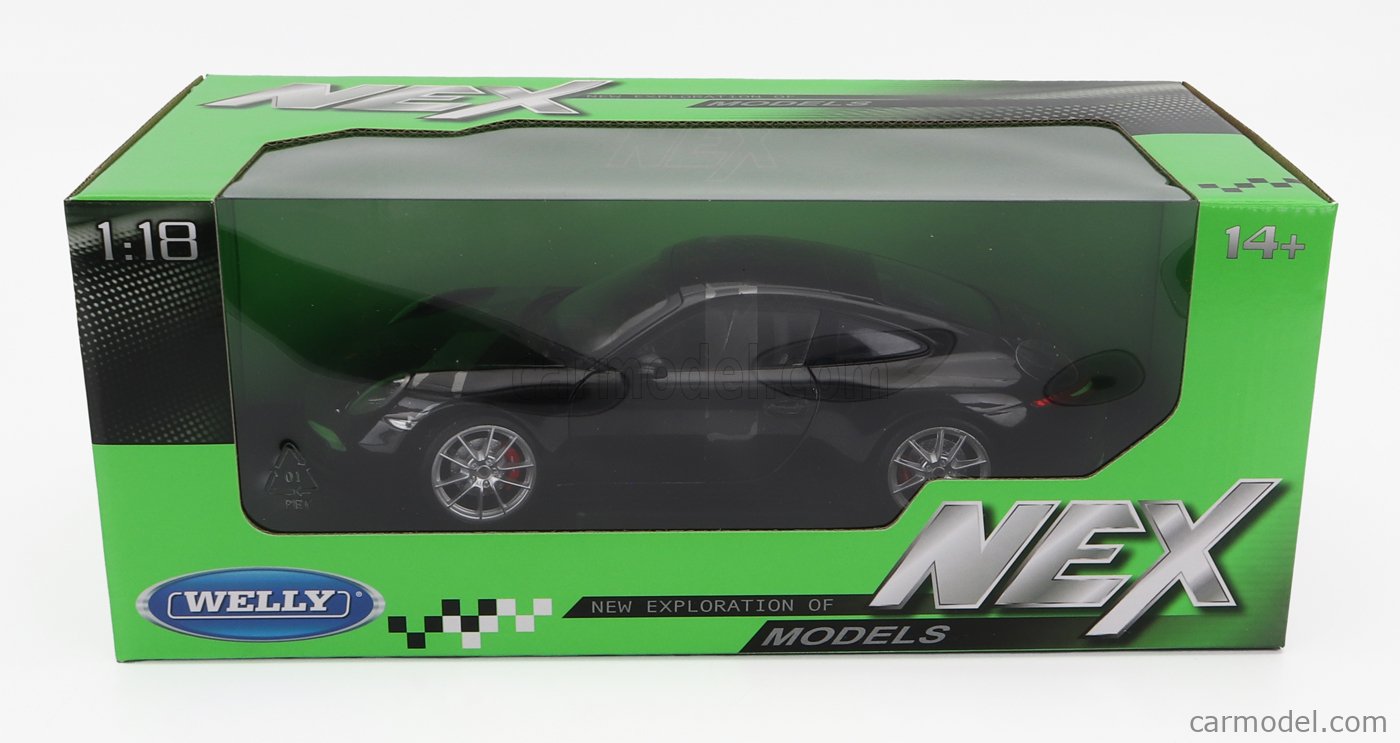 WELLY WE18047BK Scale 1/18 | PORSCHE 911 991 CARRERA S COUPE 2013 BLACK