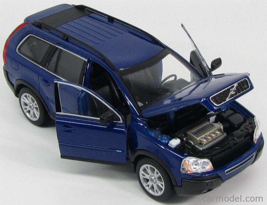 WELLY WE22460 Scale 1/24 | VOLVO XC90 4X4 2004 BLUE MET