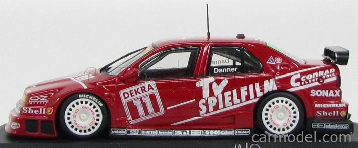 MINICHAMPS 430940211 Scale 1/43 | ALFA ROMEO 155 V6 TI TEAM SCHUBEL N 11 DTM 1994 CHR.DANNER RED