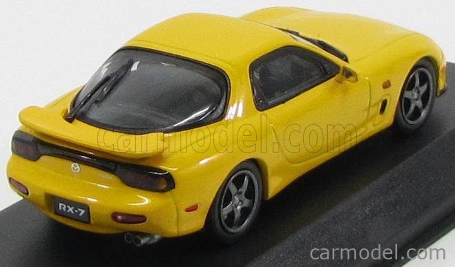 KYOSHO 03702Y Scale 1/43 | MAZDA RX-7 (FD3S) TYPE RS-R 1997 SUNBURST YELLOW MET