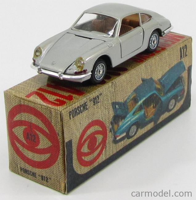 MEBETOYS MATTEL A12 Echelle 1/43 | PORSCHE 911 912 (2 ISSUE) SILVER