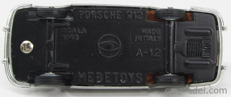 MEBETOYS MATTEL A12 Escala 1/43 | PORSCHE 911 912 (2 ISSUE) SILVER
