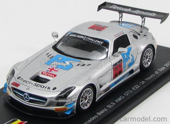 SPARK-MODEL SB050 Masstab: 1/43 | MERCEDES BENZ SLS AMG GT3 TEAM PRECI ...