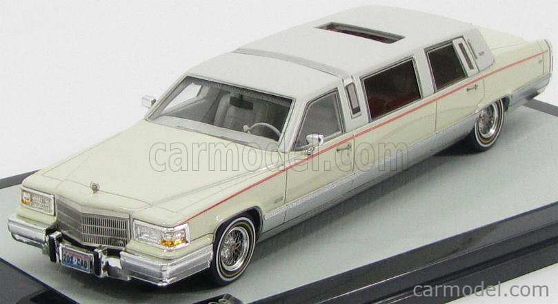 GLM-MODELS GLM43100202 Scale 1/43 | CADILLAC BROUGHAM LIMOUSINE 1991 IVORY