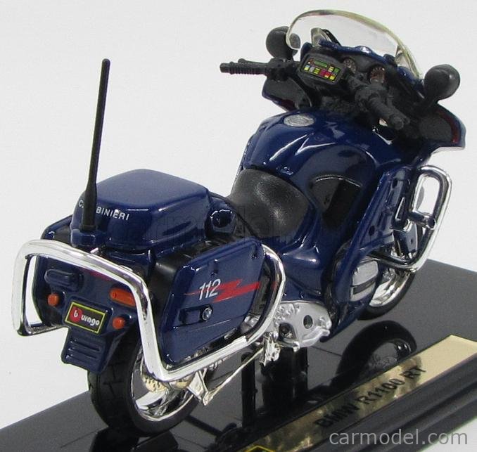 BURAGO 51110CAR Scale 1/18 | BMW R1100RT CARABINIERI - POLICE - ANTENNA ...