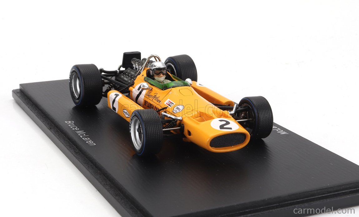 SPARK-MODEL S3116 Scale 1/43 | McLAREN F1 M7A N 2 SPAIN GP 1968 BRUCE ...