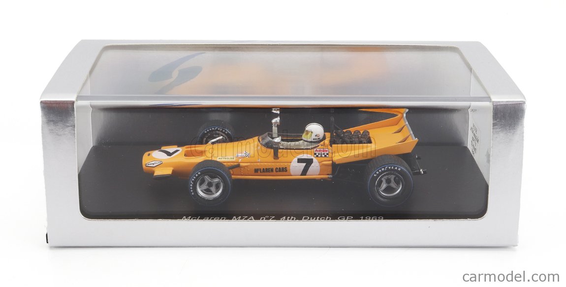 SPARK-MODEL S3119 Scale 1/43 | McLAREN F1 M7A N 7 4th DUTCH GP 1969 ...
