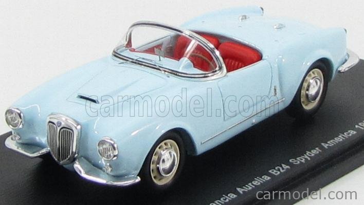 SPARK-MODEL S2379 Scale 1/43 | LANCIA AURELIA B24 SPIDER AMERICA 1956 LIGHT BLUE