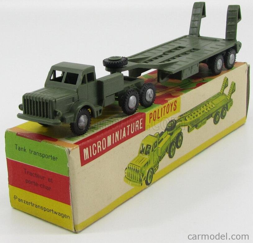 POLITOYS PLAST POLPLM012 Echelle 1/45 | THORNYCROFT ANTAR - TRUCK TANK ...