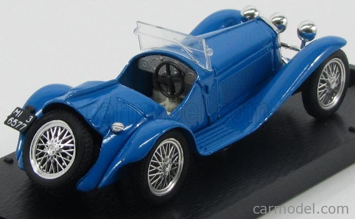BRUMM R077B Scale 1/43 | ALFA ROMEO 2300 SPIDER 1931 BLUE