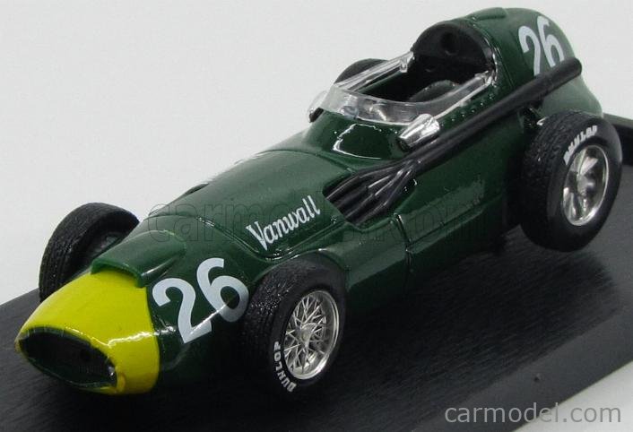 BRUMM R199 Scale 1/43 | VANWALL F1 N 26 GP BELGIO 1958 STIRLING MOSS GREEN